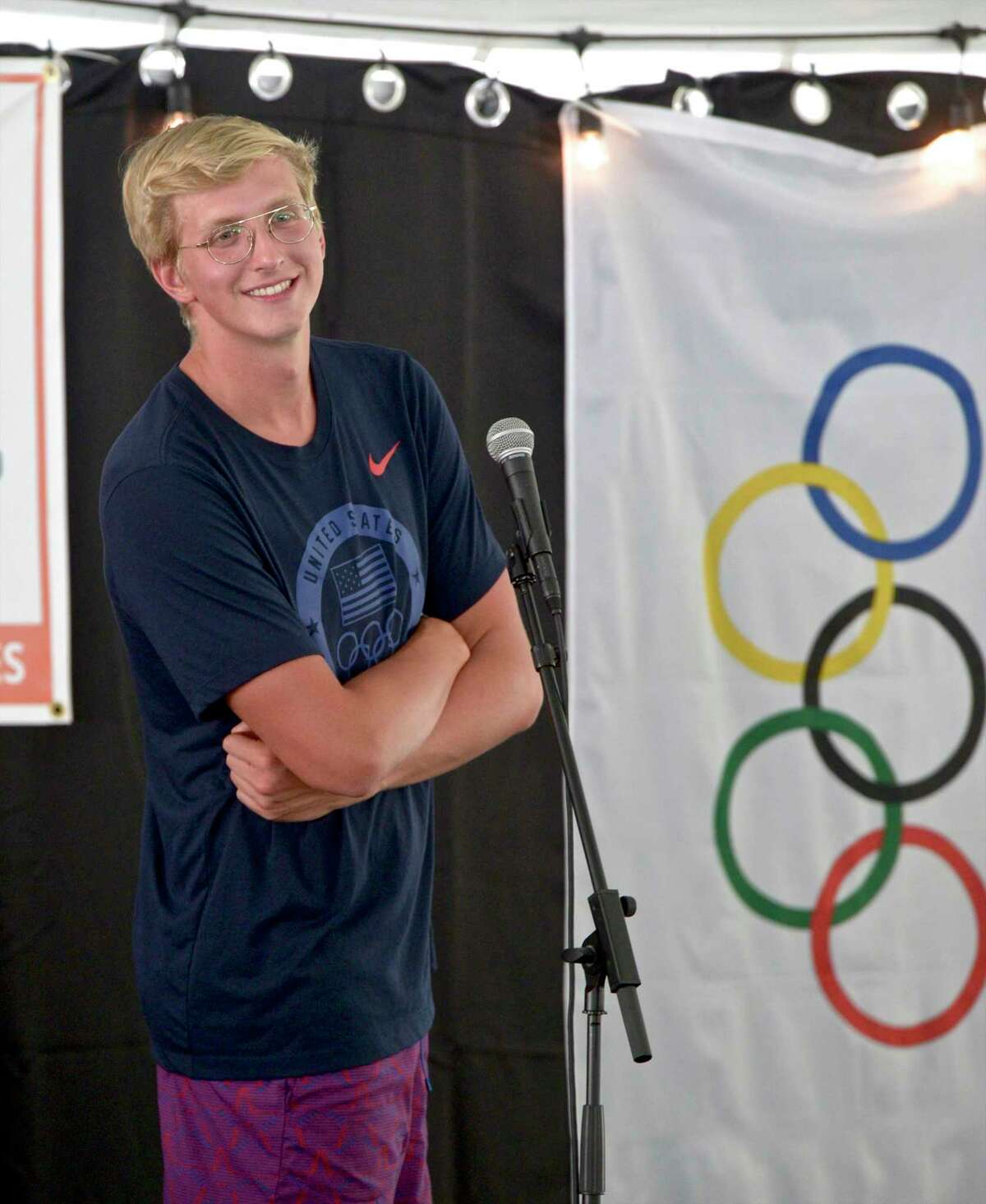 Olympic bronze medalist Kieran Smith welcomed back to Ridgefield: ‘This ...