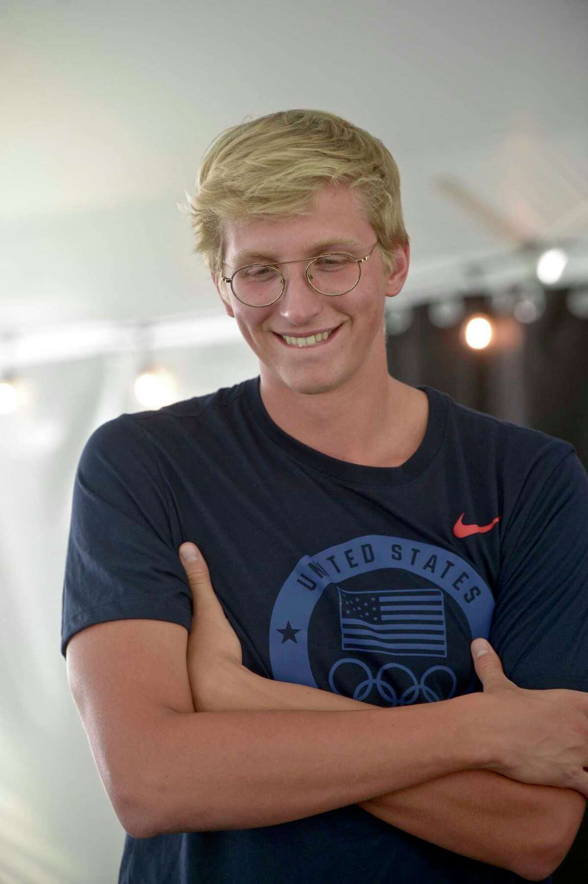 Olympic bronze medalist Kieran Smith welcomed back to Ridgefield: ‘This ...