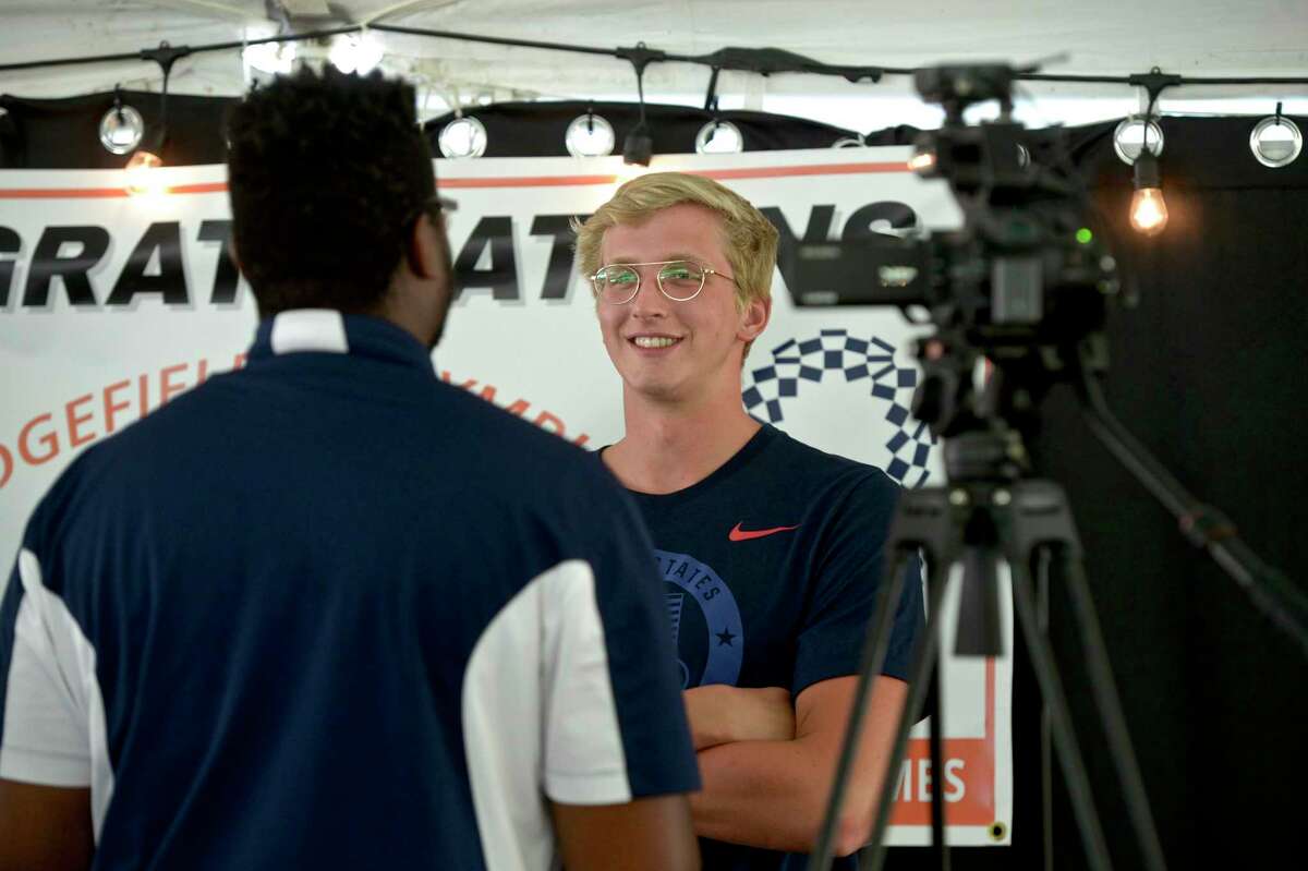 Olympic bronze medalist Kieran Smith welcomed back to Ridgefield: ‘This ...