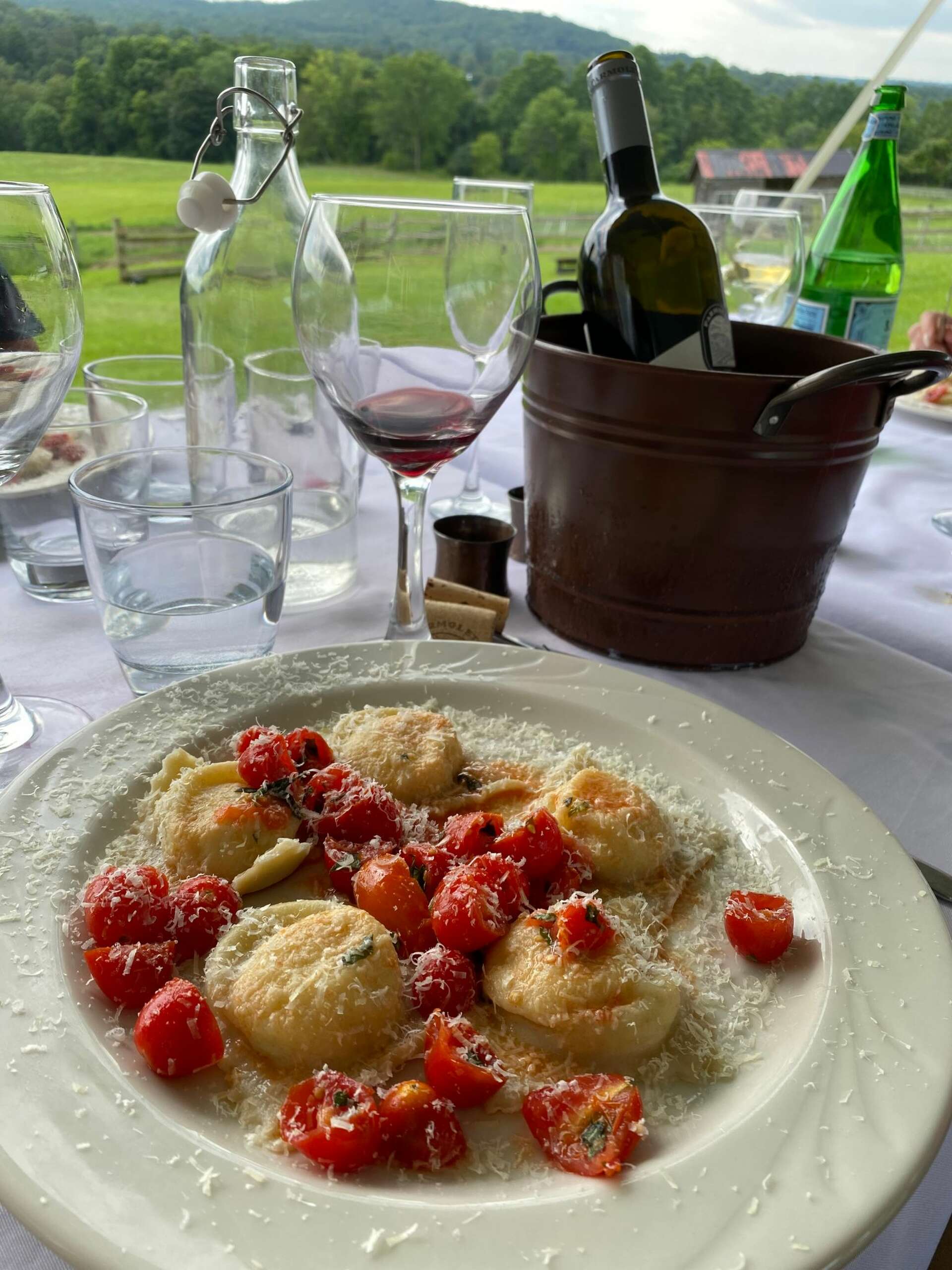 Dining on the farm the ultimate in fresh, local and seasonal