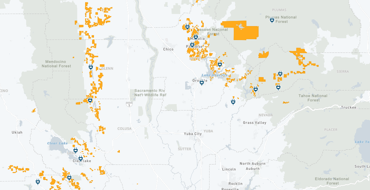 Maps show where PG&E may cut power in parts of 18 California counties
