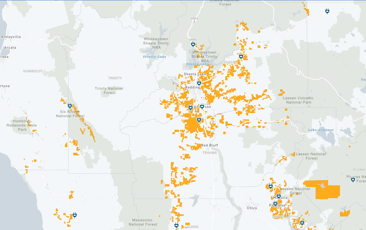 Maps show where PG&E may cut power in parts of 18 California counties