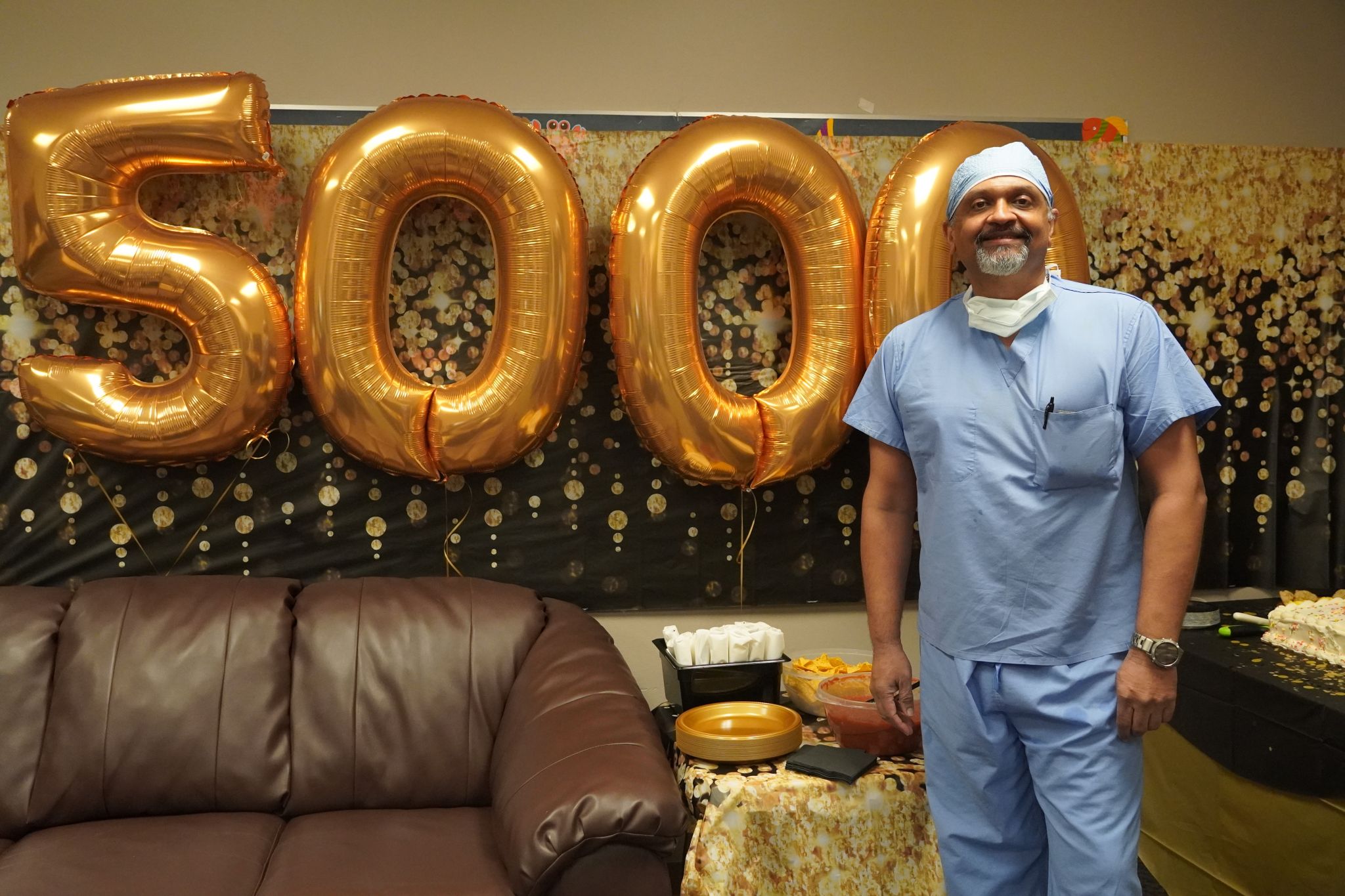 Dr. Kirit Patel hits milestone