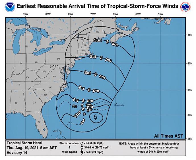 Tropical Storm Henri headed toward CT, but exact impact unclear