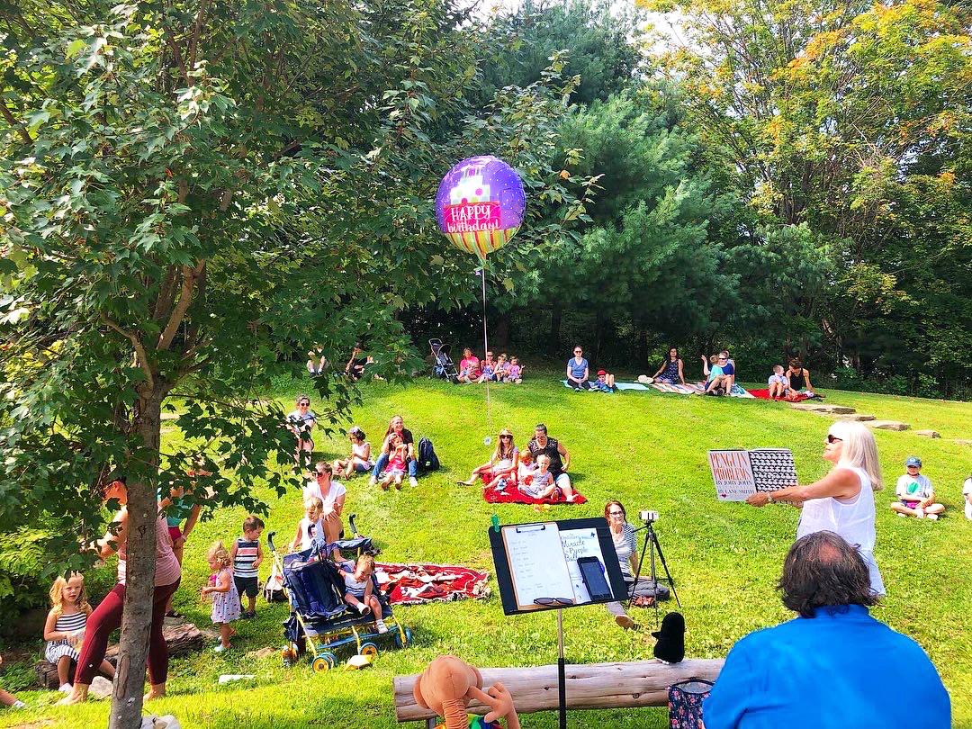 Independent Day School families enjoy ‘Where in Middlefield’ story times