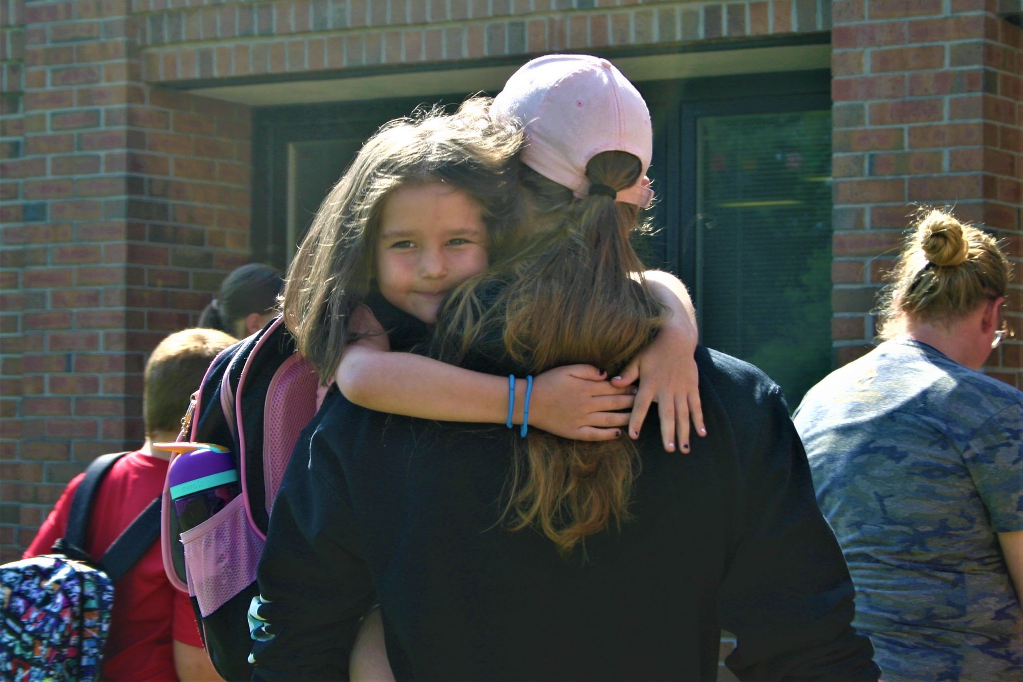 Students have successful first day back at Brookside Elementary