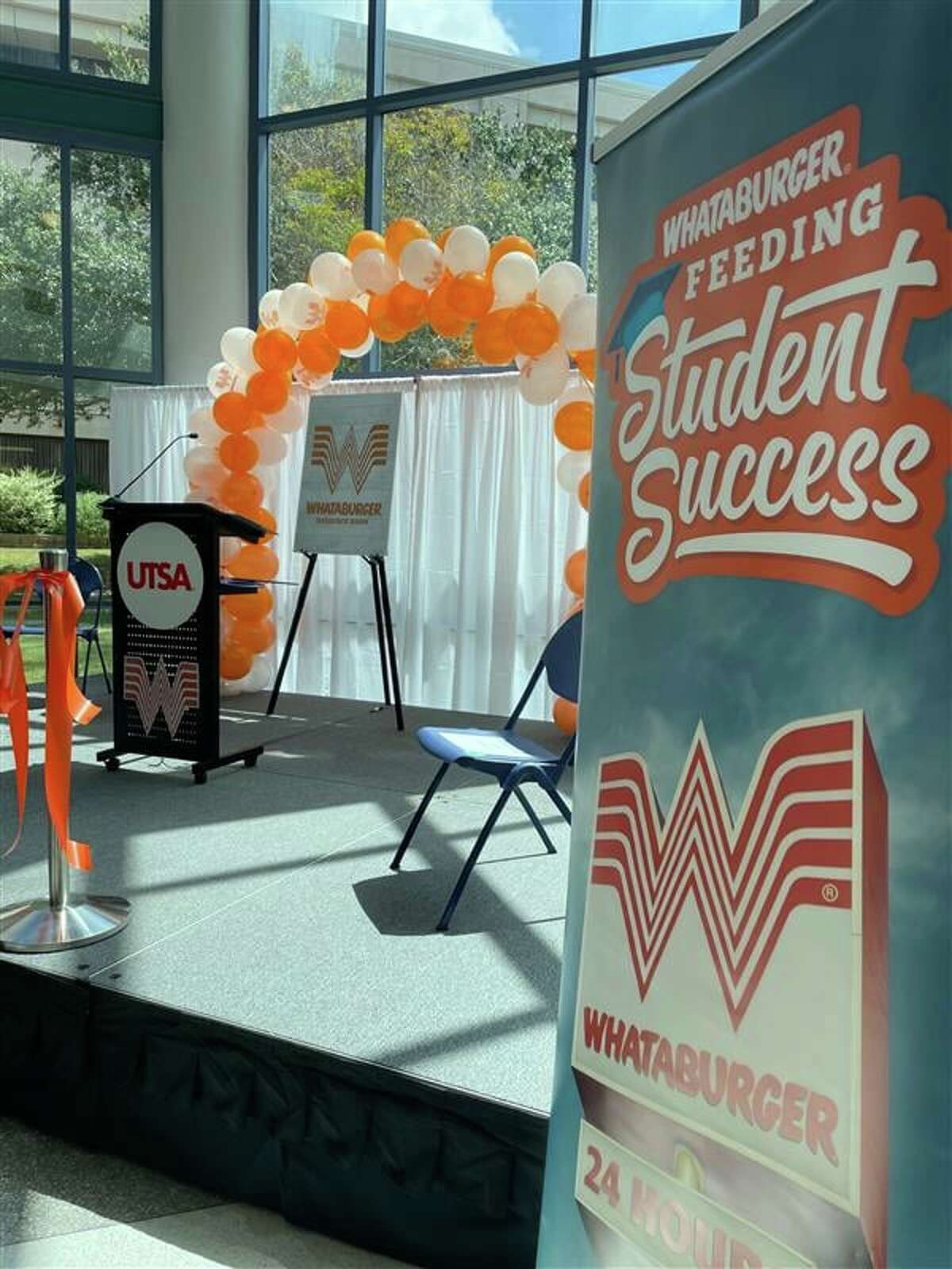 UTSA's free student resource room supported by Whataburger