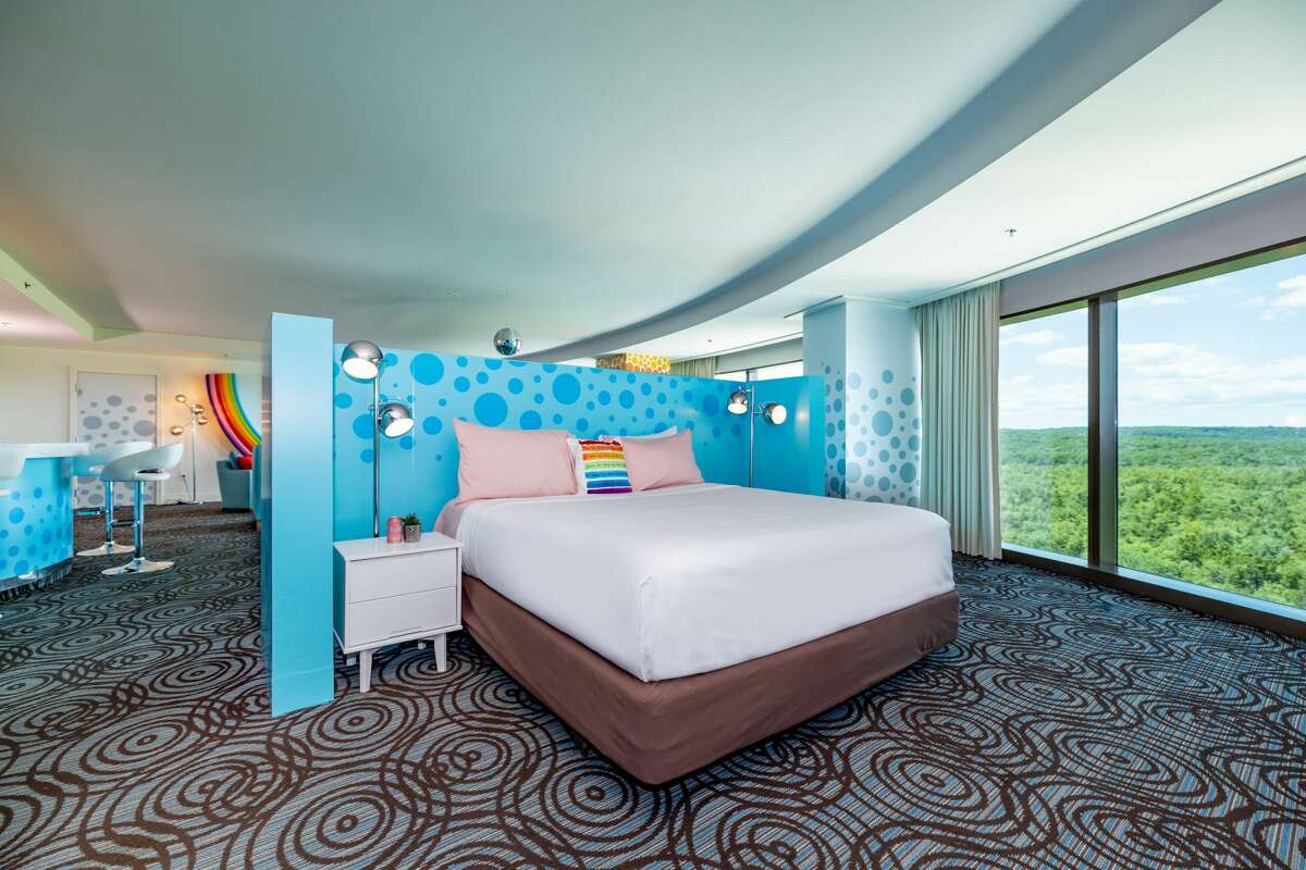 Foxwoods opens rainbow-heavy LGBTQ+-themed hotel suite