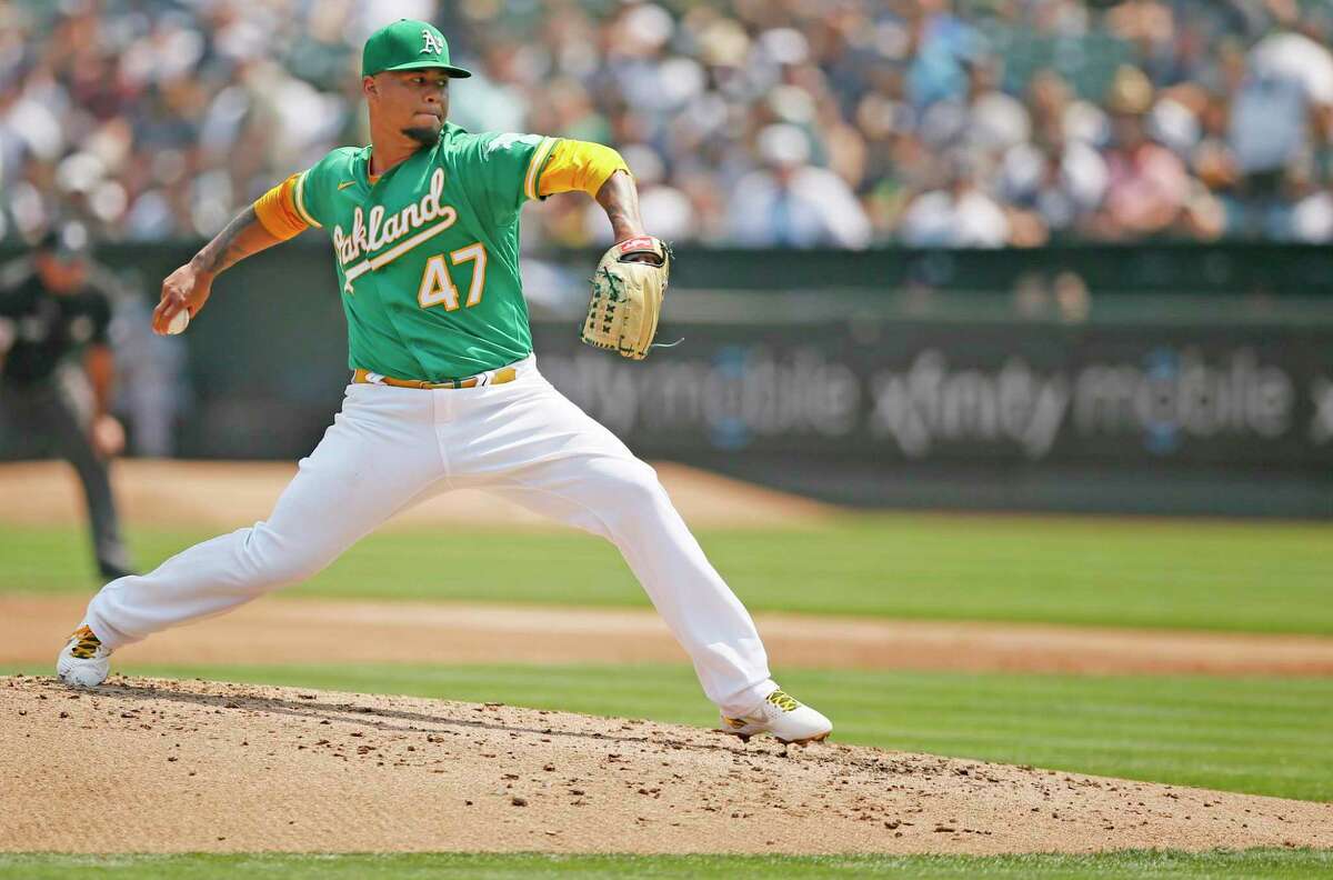 Frankie Montas delivers like an ace, A’s snap six-game losing streak