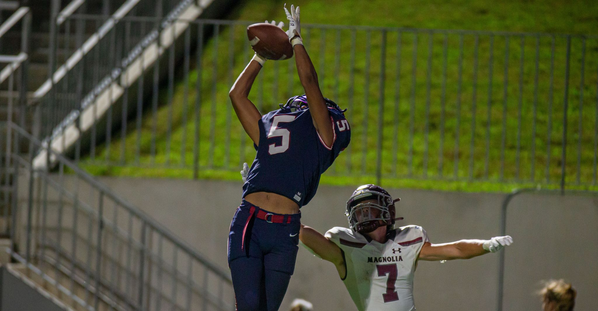 3 late interceptions seal victory for Tompkins over Magnolia