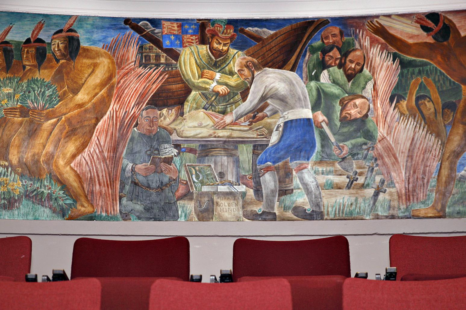 New Deal-era murals at UCSF med school to stay in place for now, judge ...