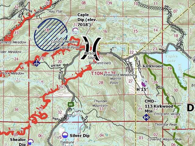Caldor Fire maps show how close blaze is burning to Lake Tahoe