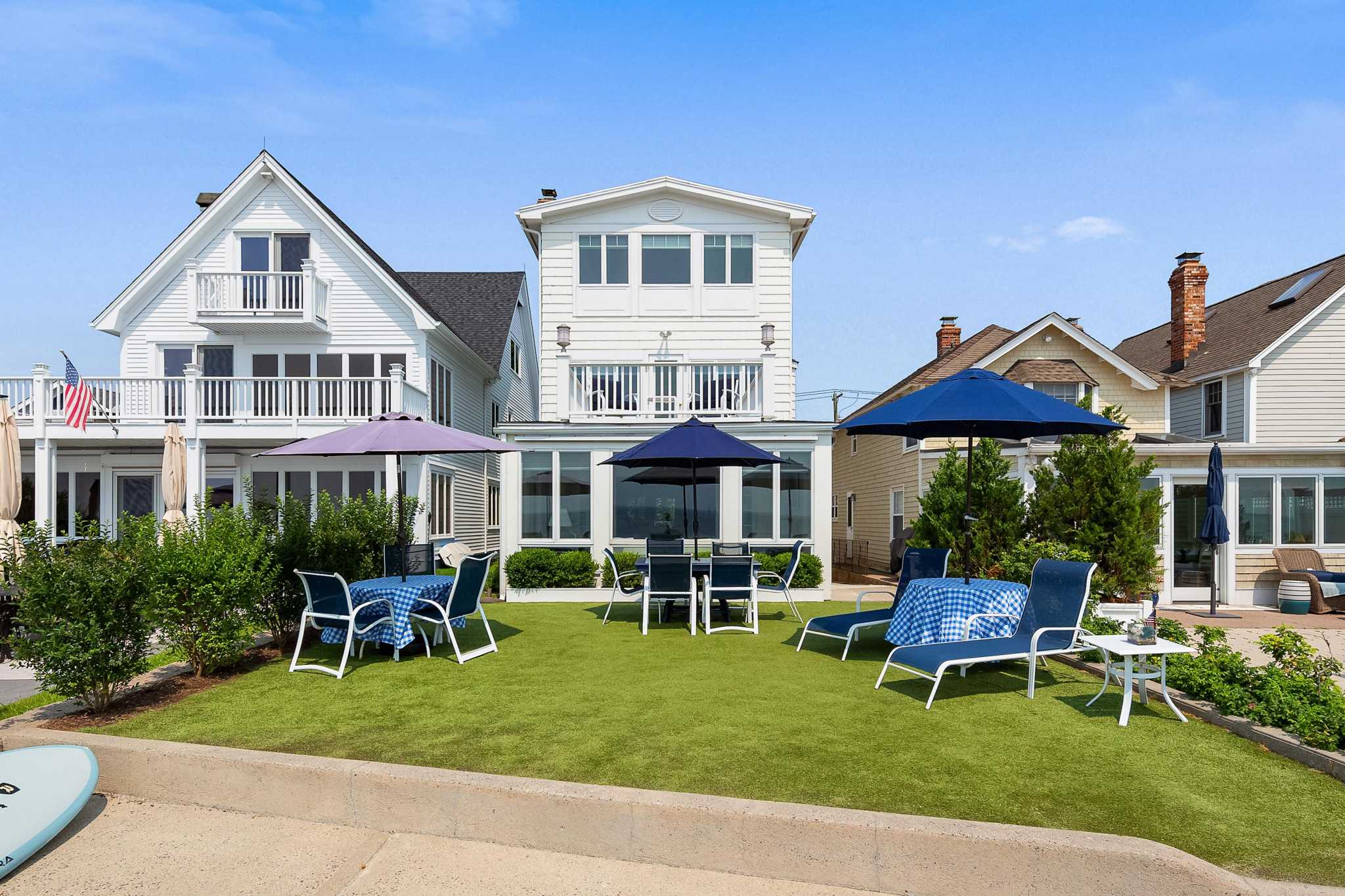 On the Market: Expanded Fairfield cottage right on the beach