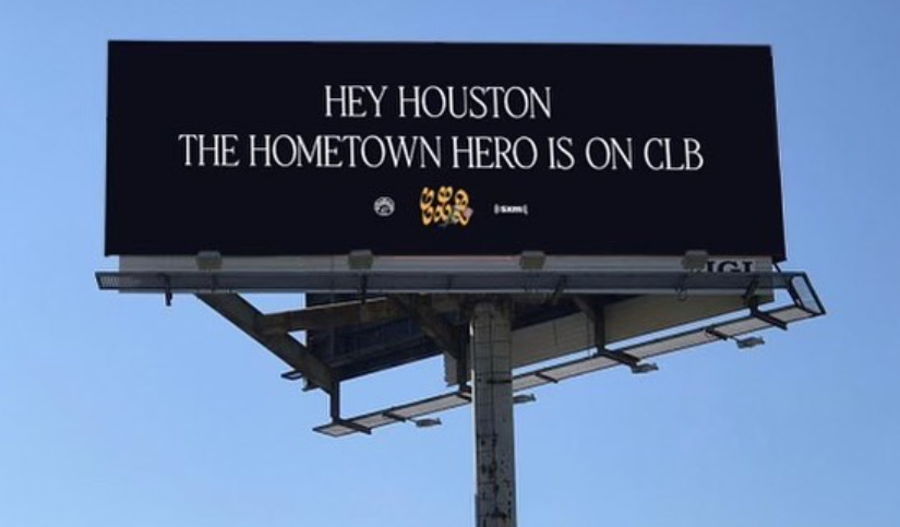 What does Drake's new billboard in Houston mean?