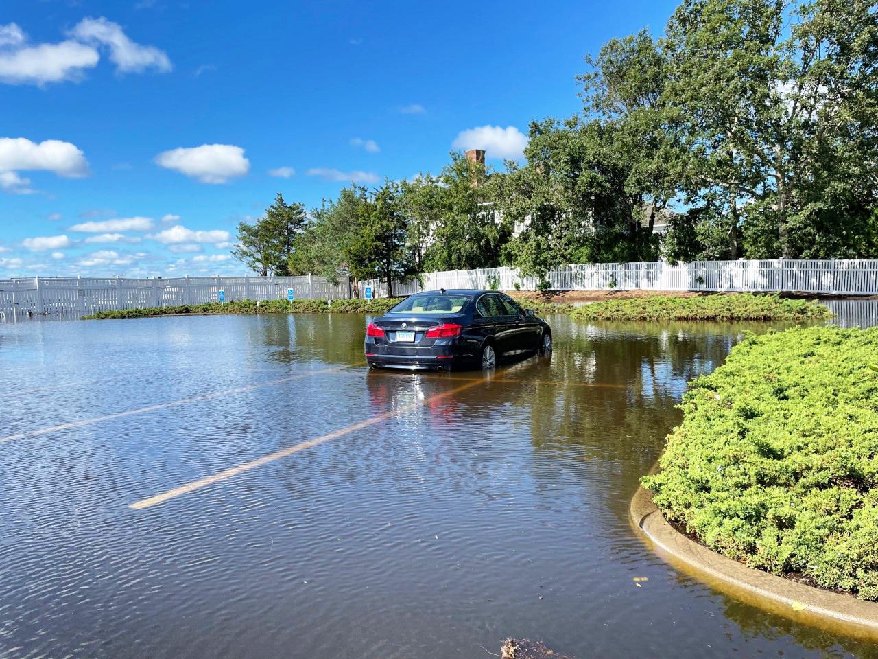 Manageable flooding on CT Shoreline after storm Ida sweeps through
