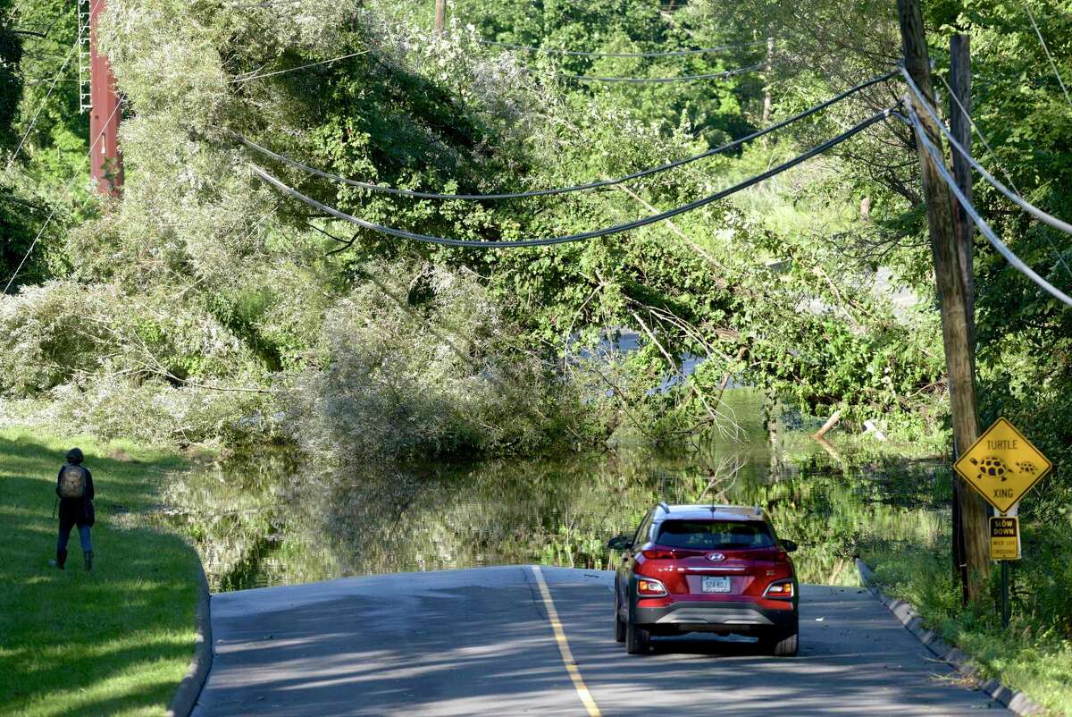 Danbury streets flooded, people without power after Ida slams area