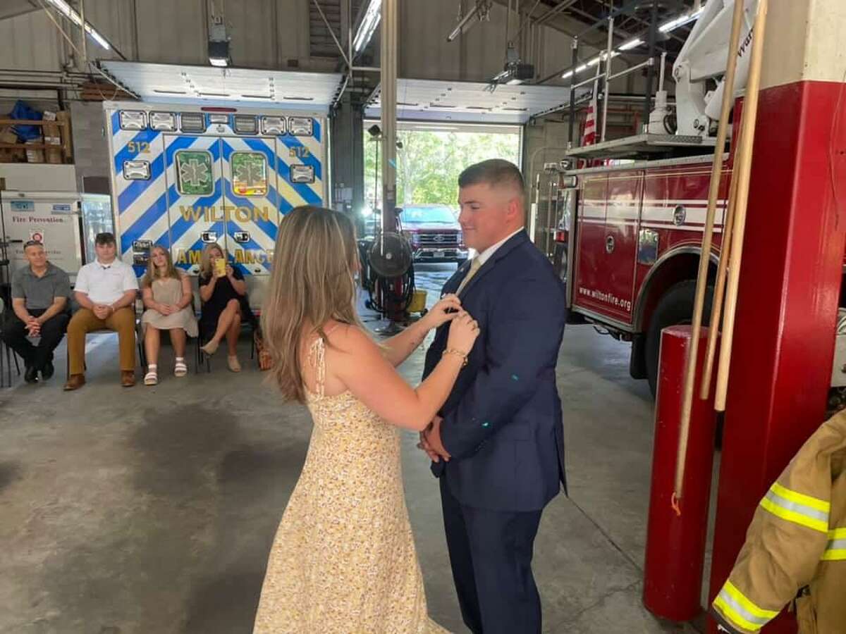 Wilton hires, swears in new full-time firefighter