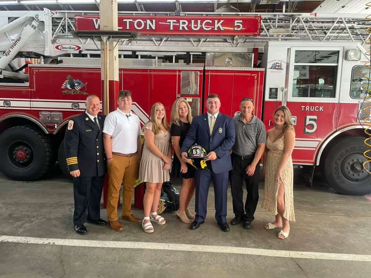 Wilton hires, swears in new full-time firefighter