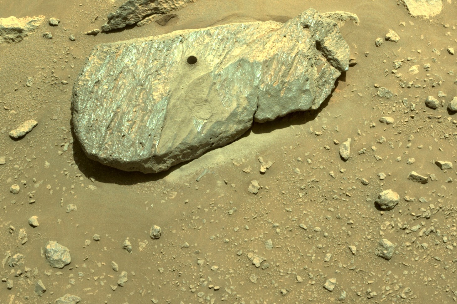 Perseverance rover (most likely) captured its first rock sample on Mars