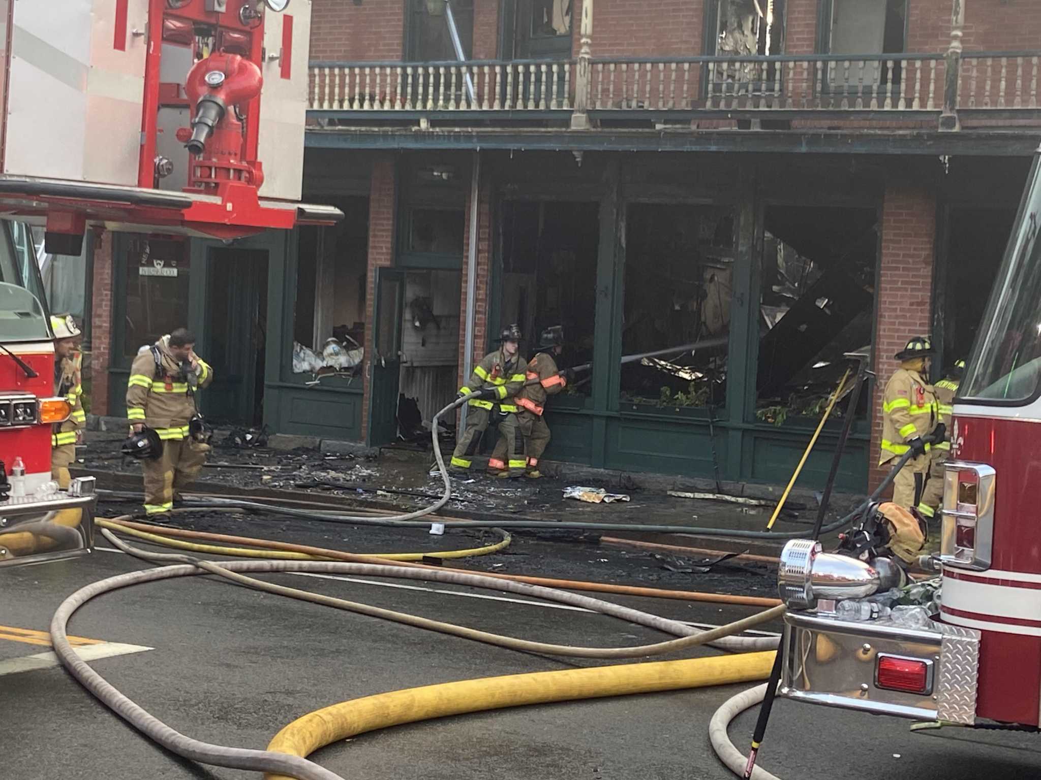 After devastating fire, New Hartford couple gets back to business