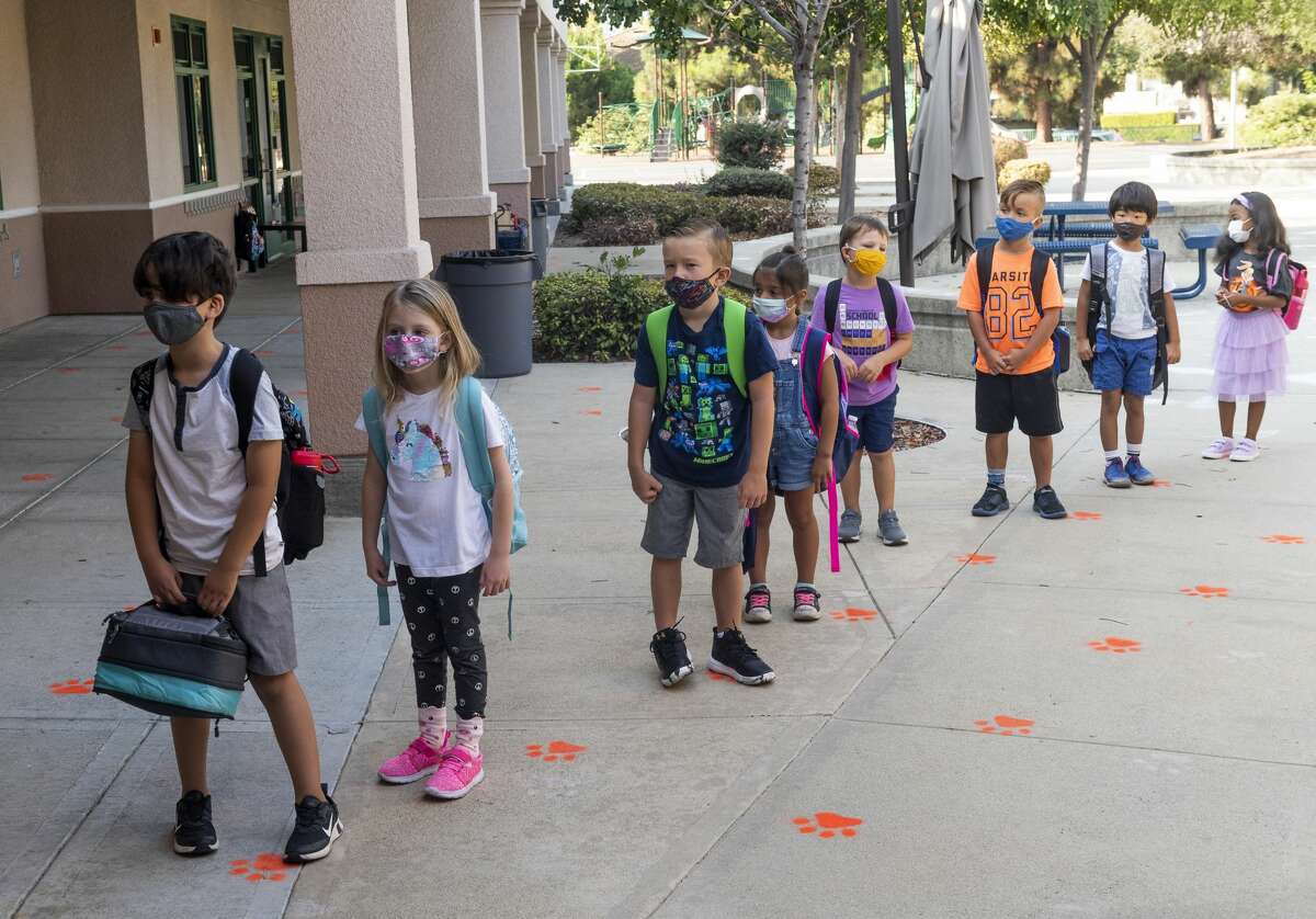 Students Walking In Line