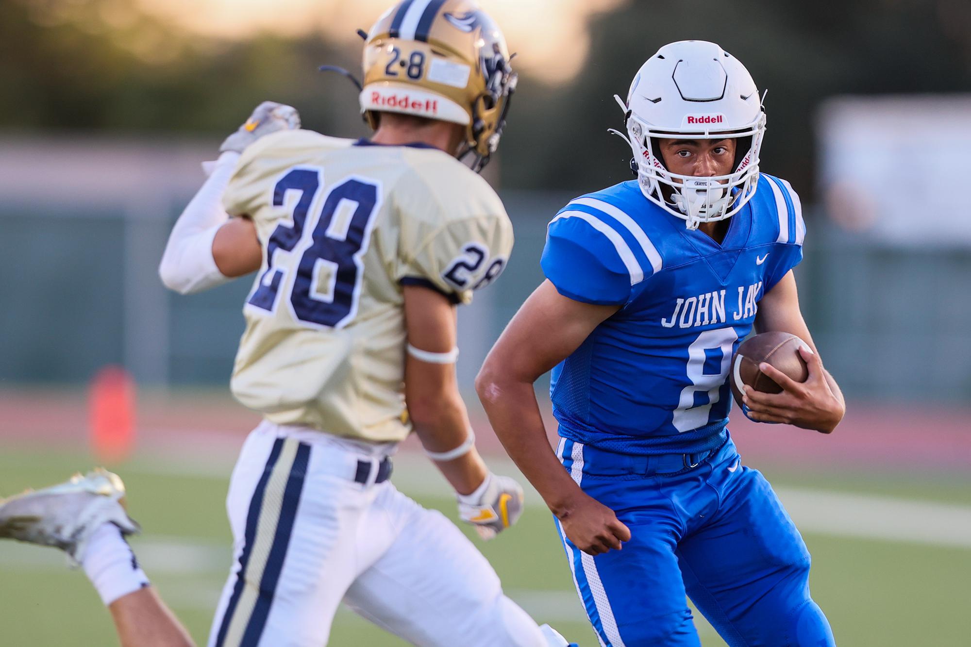 High school football: Jay 35, O’Connor 25