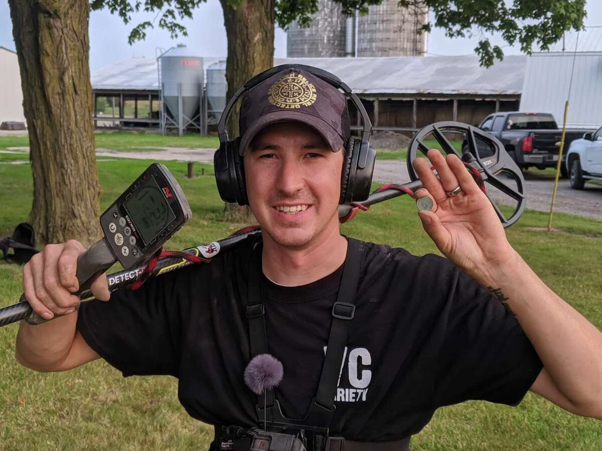 Metal detecting offers Onekama man glance at the past