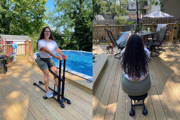 The DB Method is the perfect machine for people who never feel squats ...