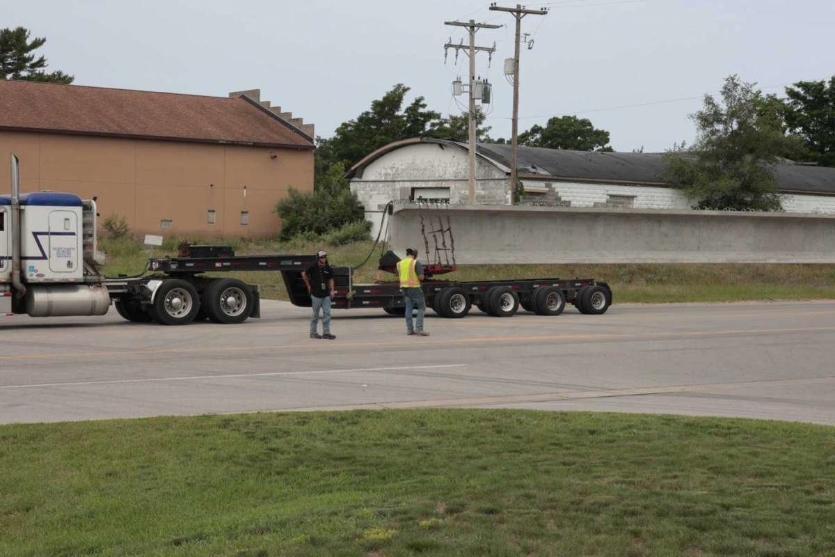 Final M-55 bridge beam deliveries coming this week
