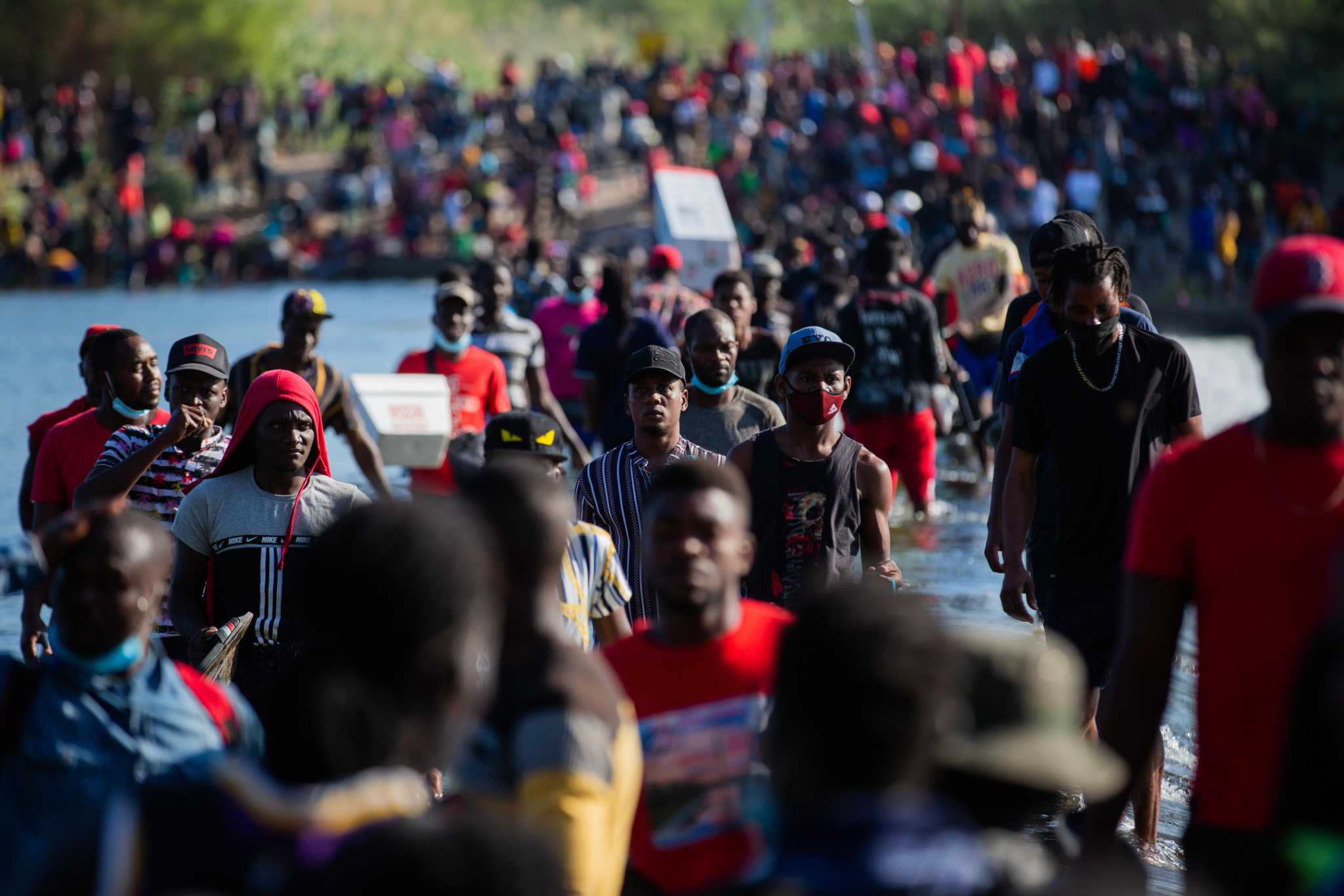 Del Rio’s sprawling migrant camp grows with no resolution in sight