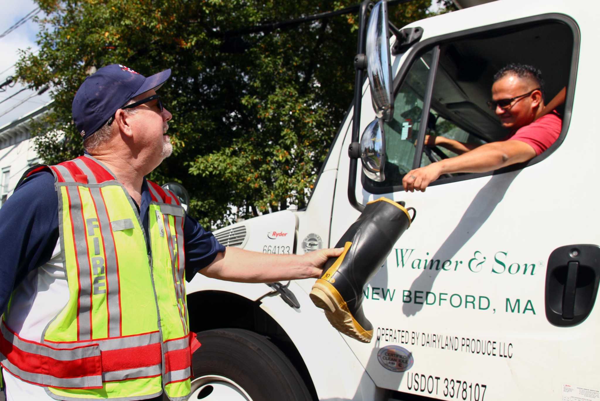 In photos: Byram supports firefighters in stuff-a-boot fundraiser