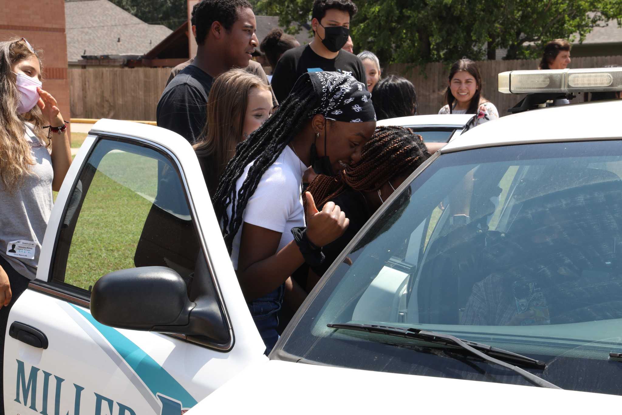 Police department donates cruisers to Katy ISD criminal justice program