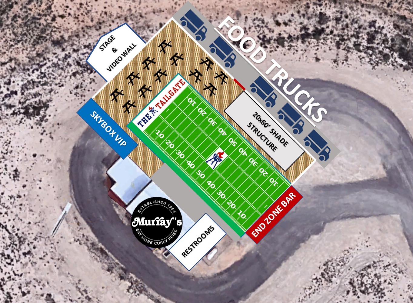 Small Bites: The Tailgate provides the perfect place to watch the big game