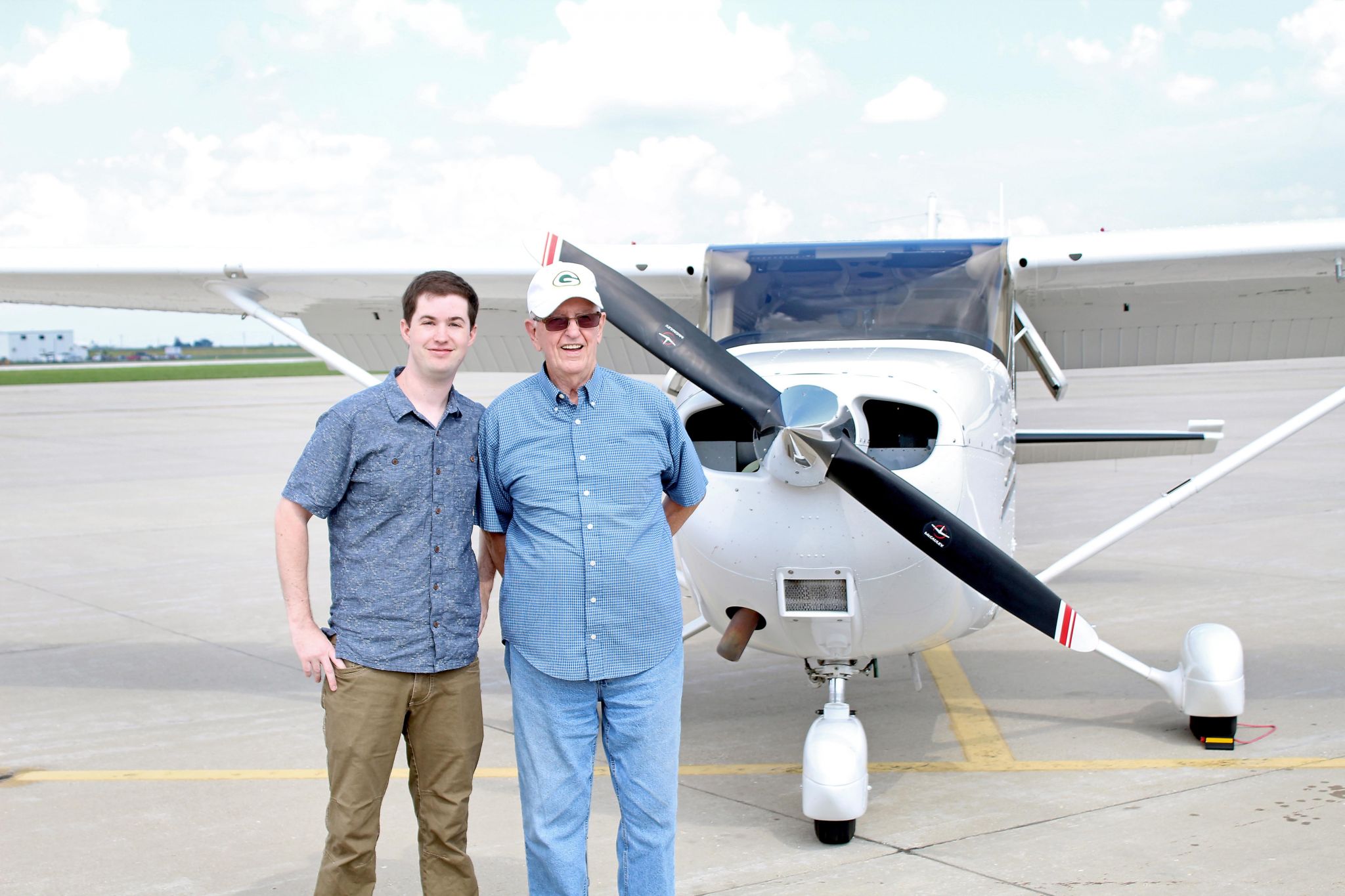 Midland pilot surprises his grandfather with a birthday flight