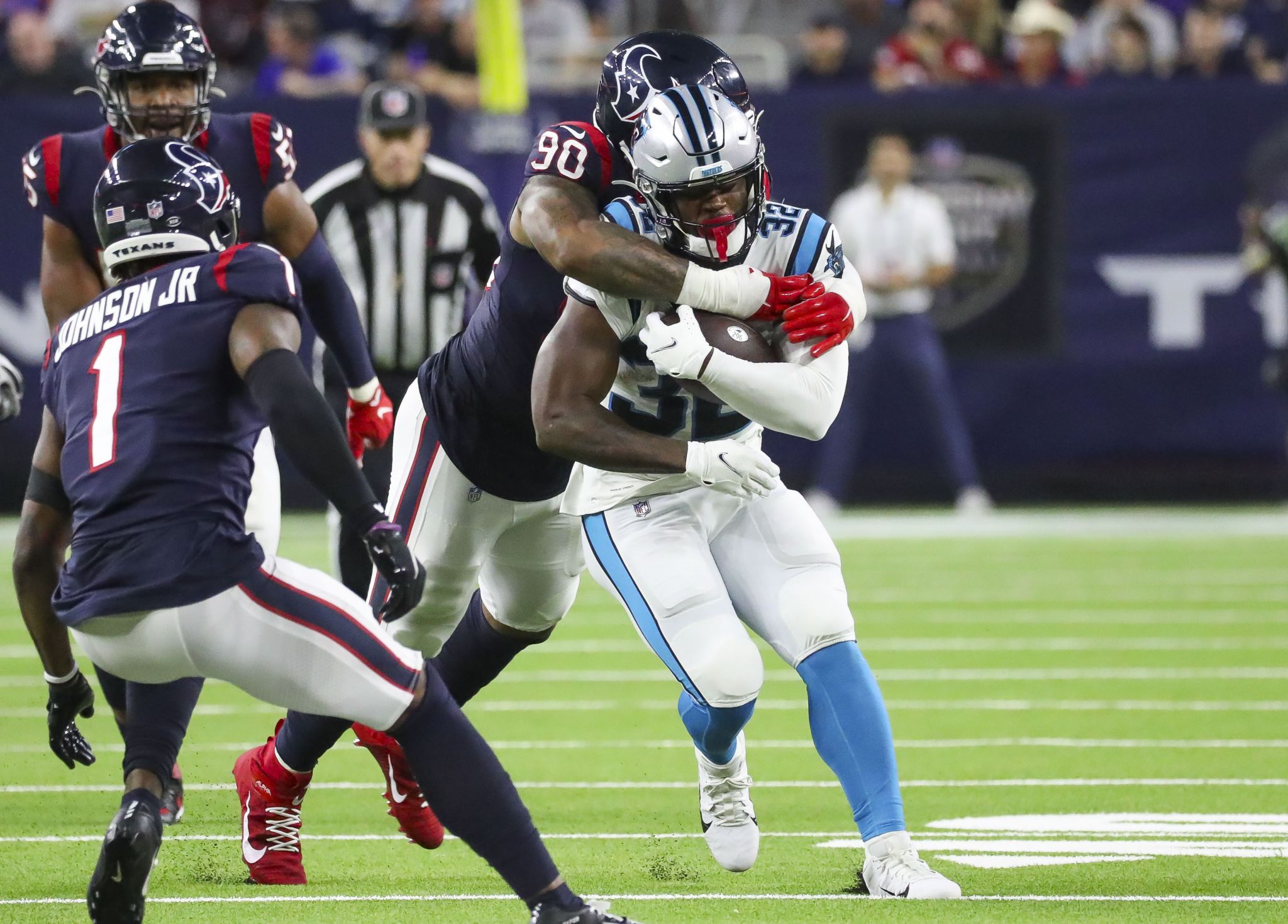 Texans claim RB Royce Freeman off waivers from Panthers