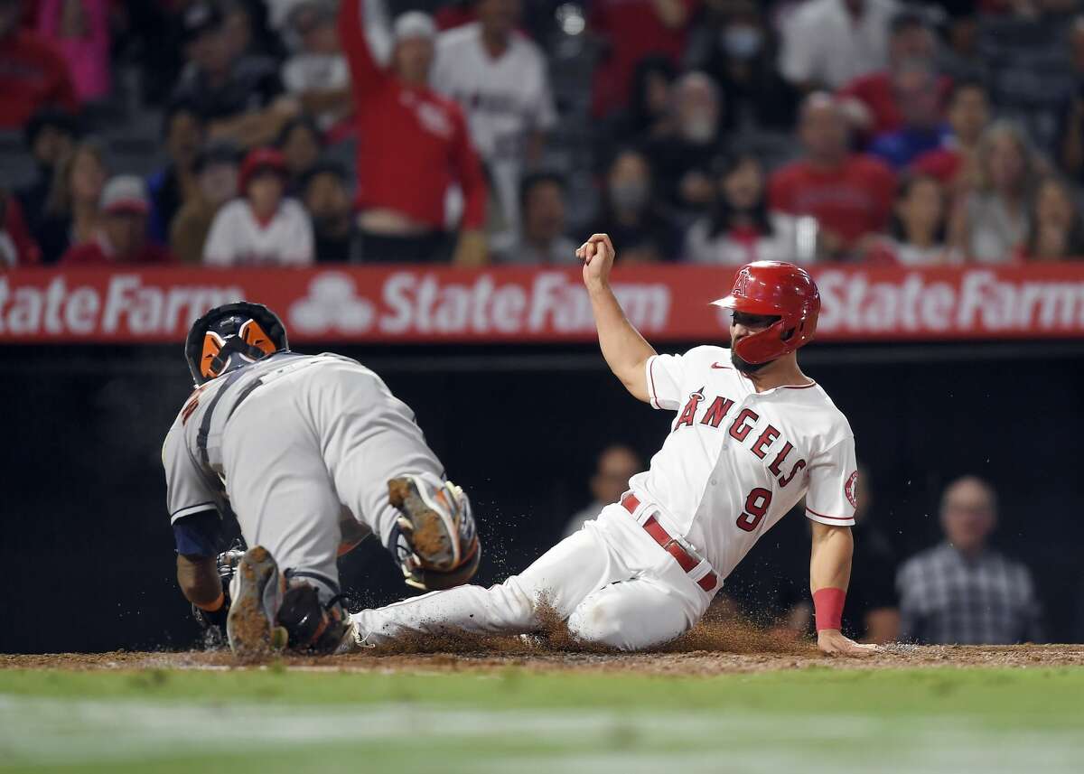 Jack Mayfield burns his former team as Astros drop series finale to Angels
