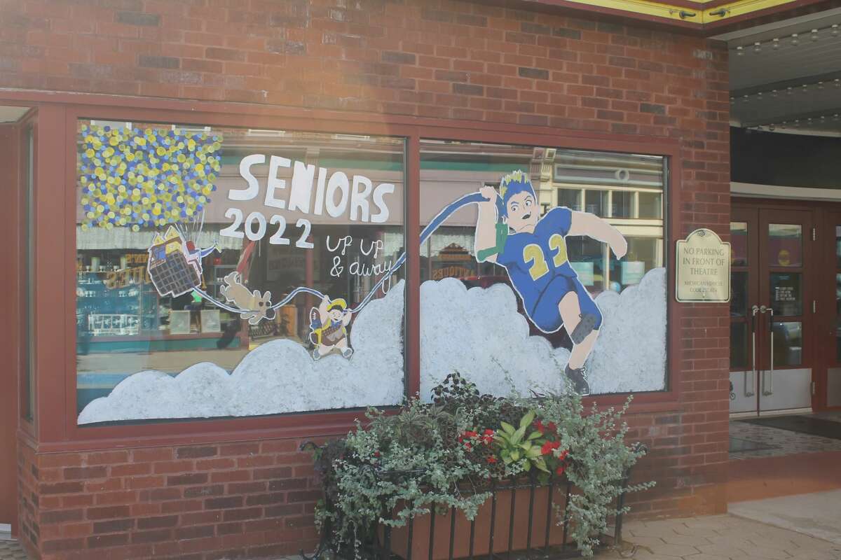 Photos: Manistee High's homecoming window paintings decorate downtown