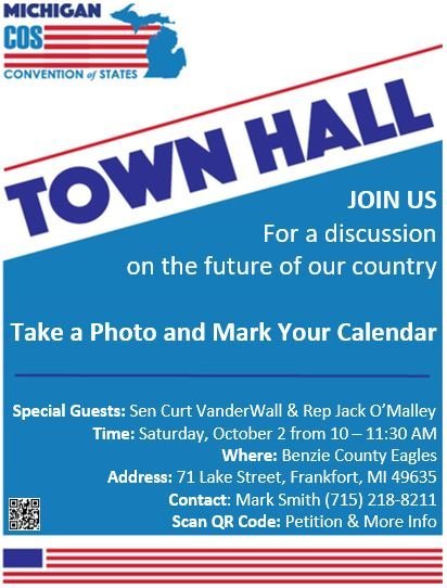 Convention of States group to host town hall in Frankfort