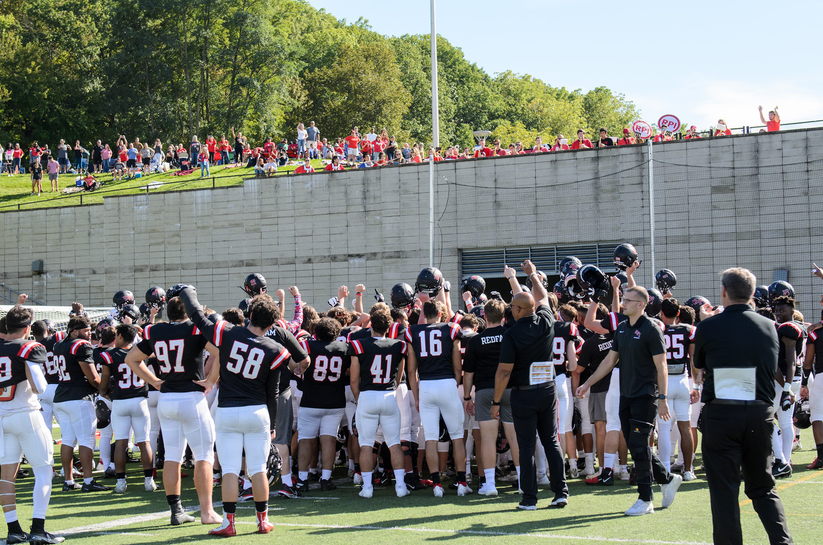 RPI football fans fed up with view from the hill