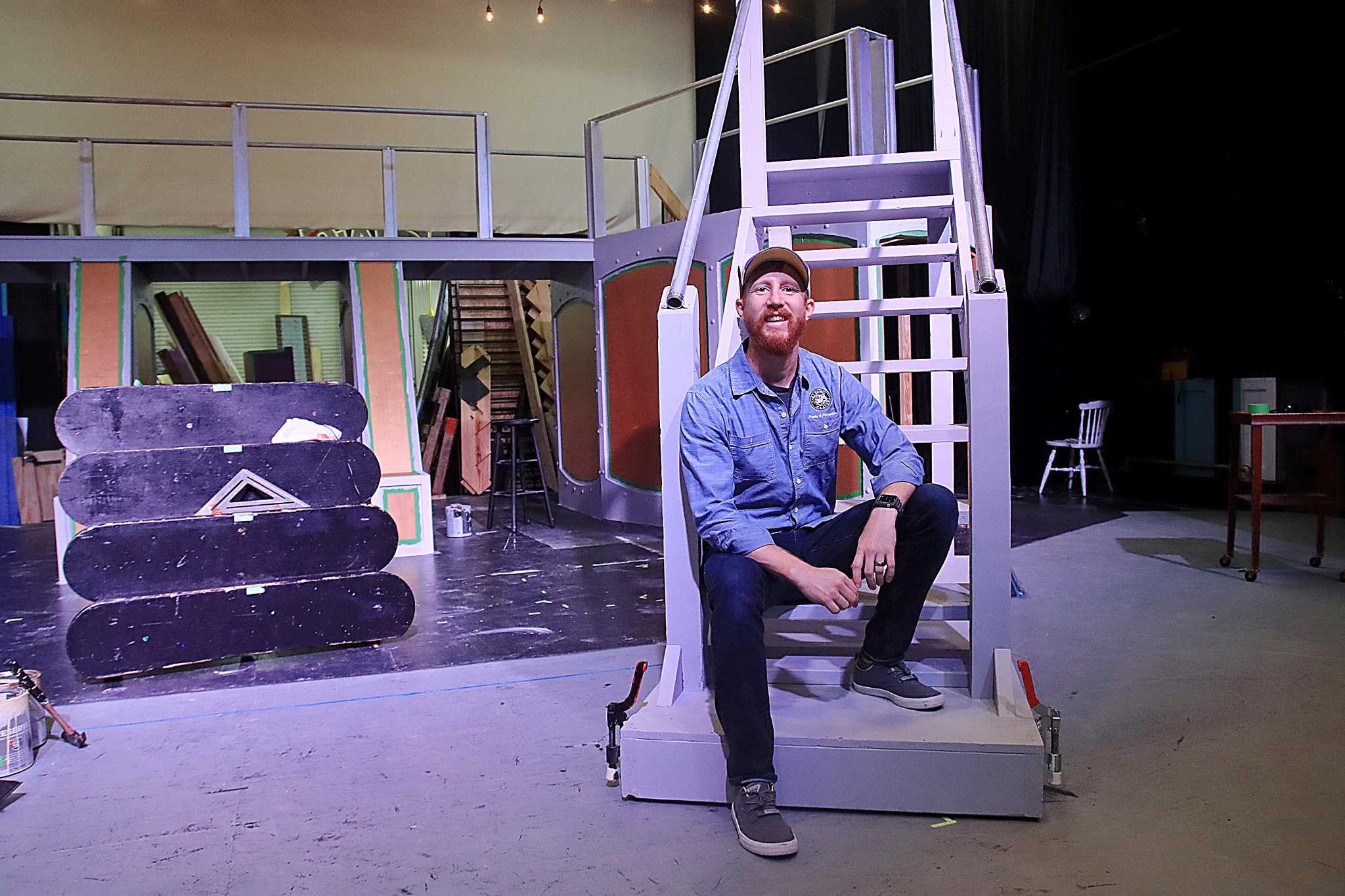 Designer creates unique set for Deer Park ‘Urinetown’ musical