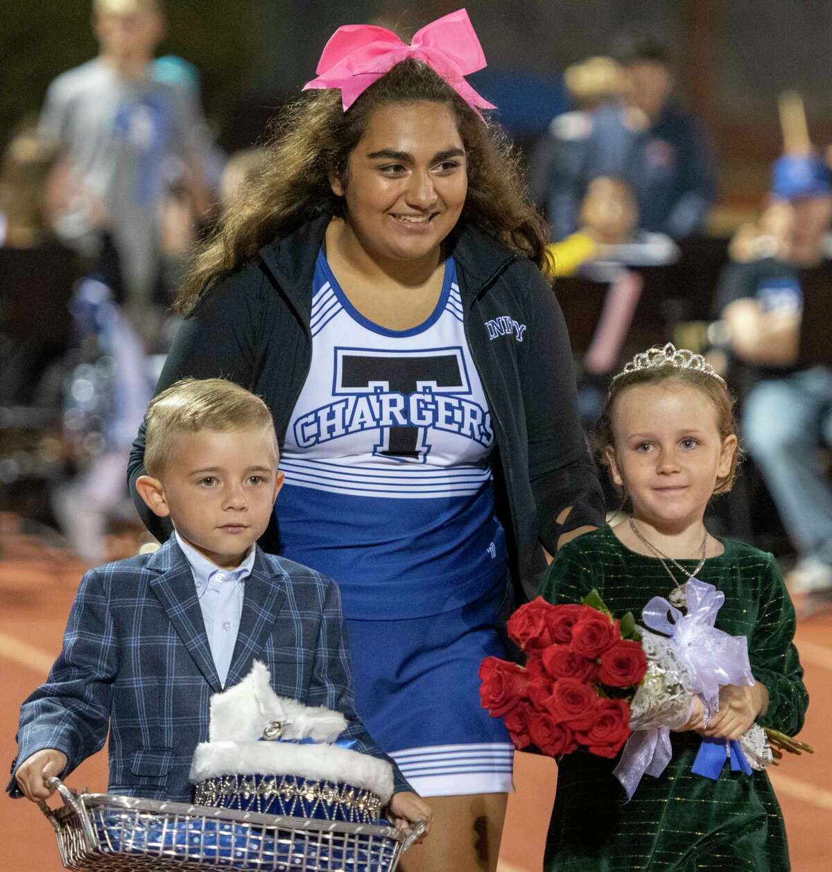 Trinity School's homecoming coronation, game