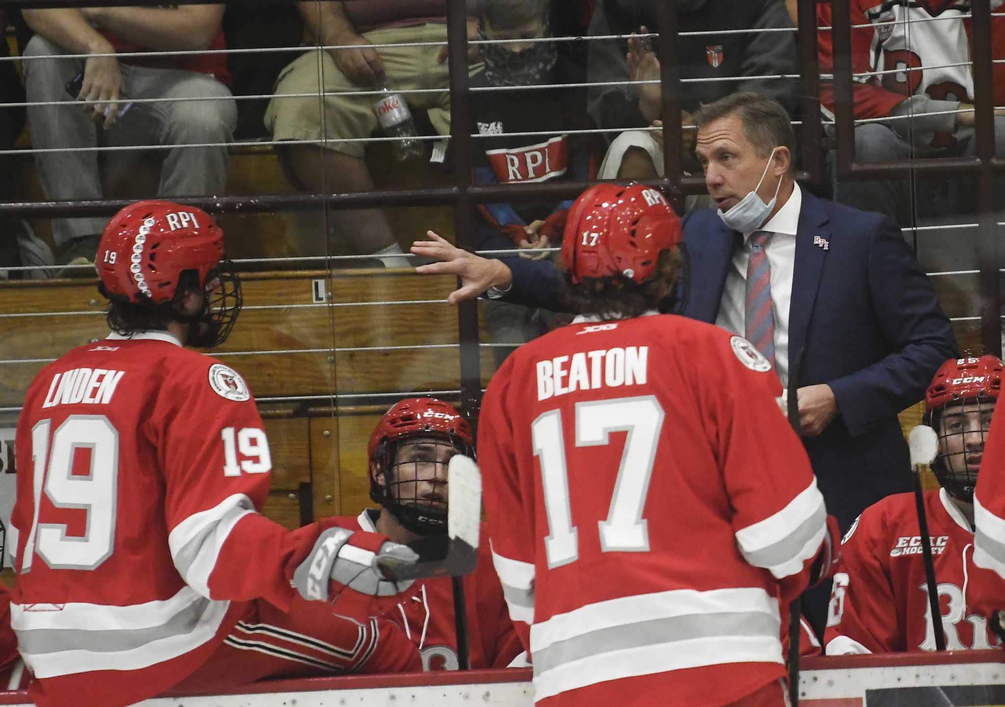 RPI, Union men's hockey outside top four in ECAC Hockey poll