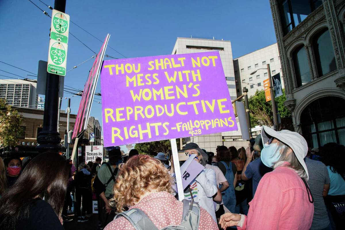 ‘Mad as hell’: Hundreds march in San Francisco for reproductive rights