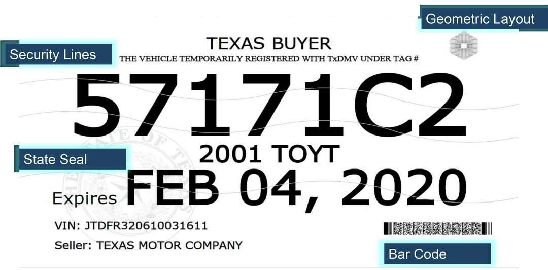 Texas DMV approves rules partially closing fake temporary tag loophole
