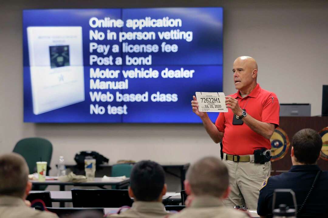 Houston is home to countless fake temporary license tags, and a Texas ...