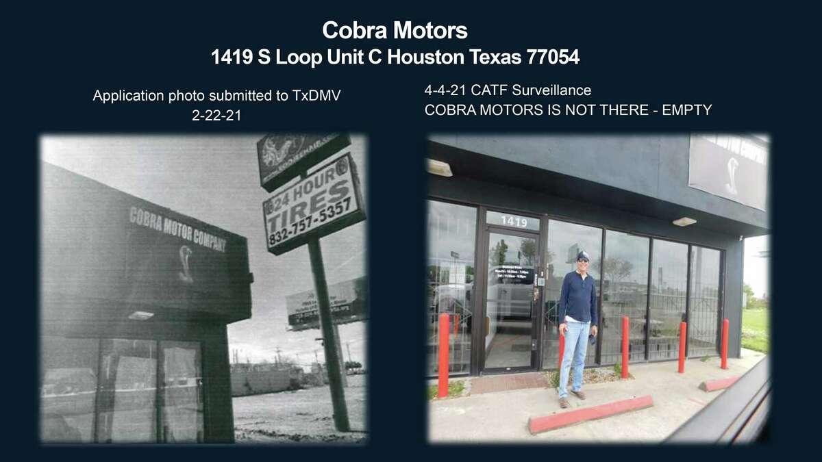 Houston is home to countless fake temporary license tags, and a Texas ...