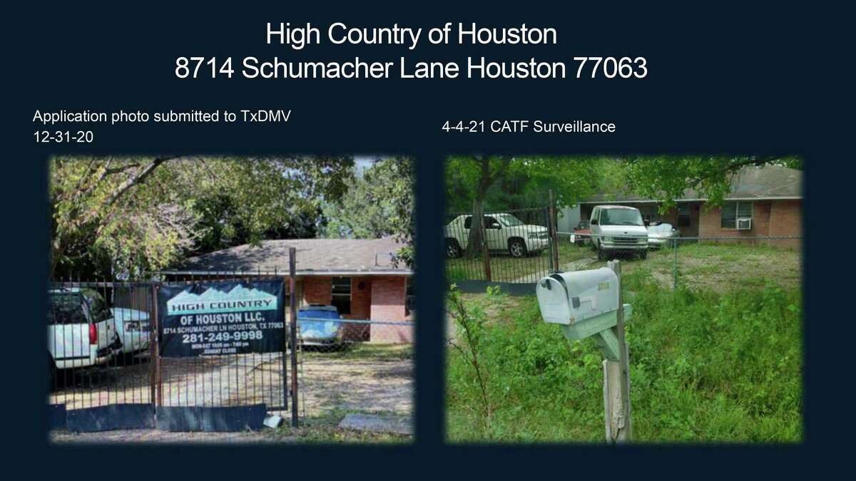 Houston is home to countless fake temporary license tags, and a Texas ...