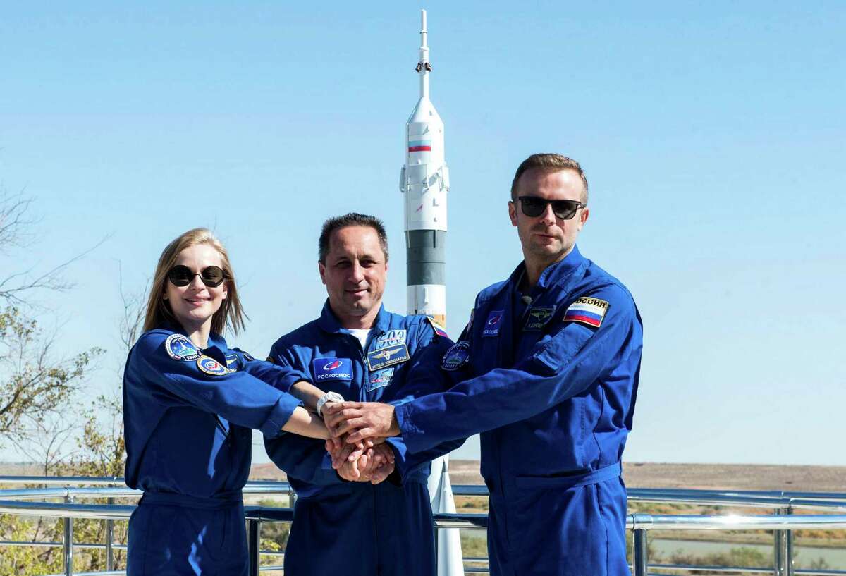 Russian actress, director beat Tom Cruise to space in first-of-its-kind ...