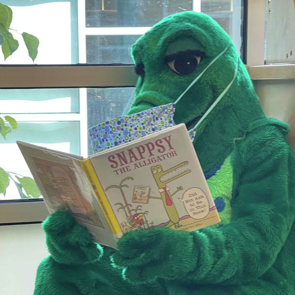 Snappy, the Glenville Gator, takes a bite out of social media as he ...