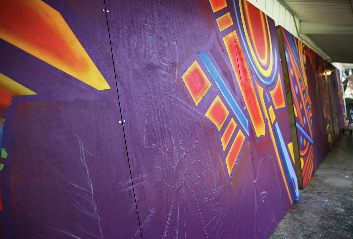 San Antonio artist known for Selena mural creates large-scale work for ...